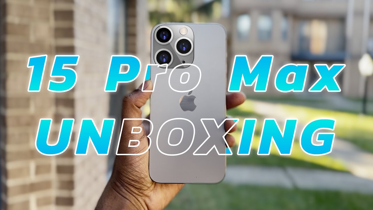 iPhone 15 Pro Max Unboxing and Camera Test 😵 😵 - YouTube