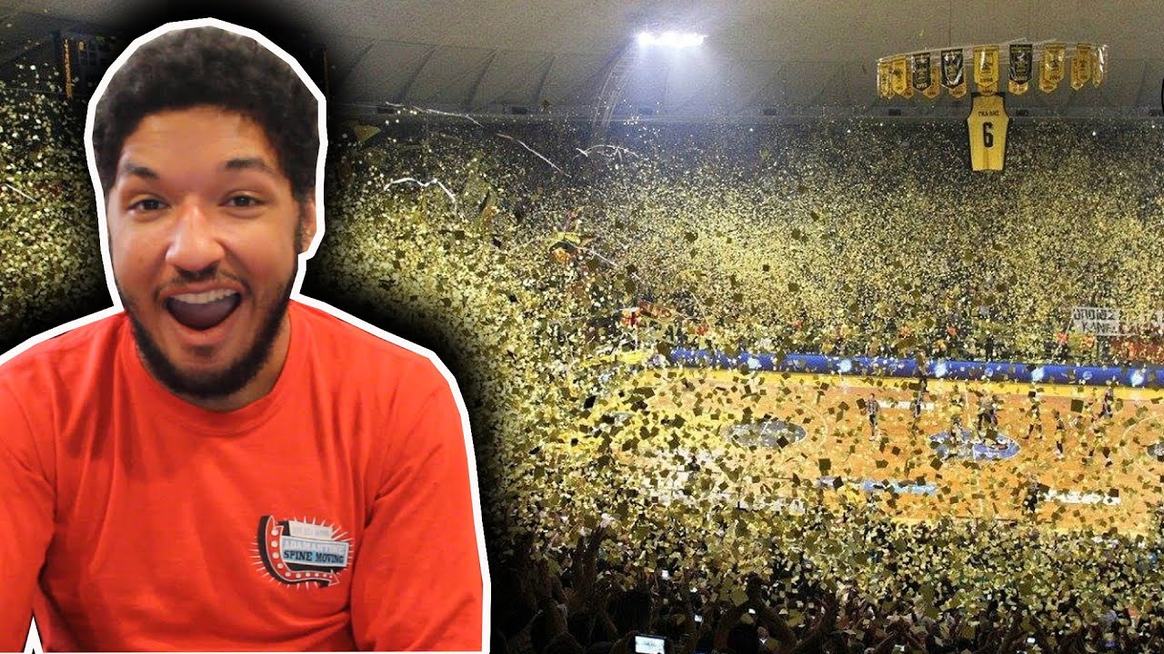American Reacts to USA VS EUROPE Basketball Fans & Atmosphere - YouTube