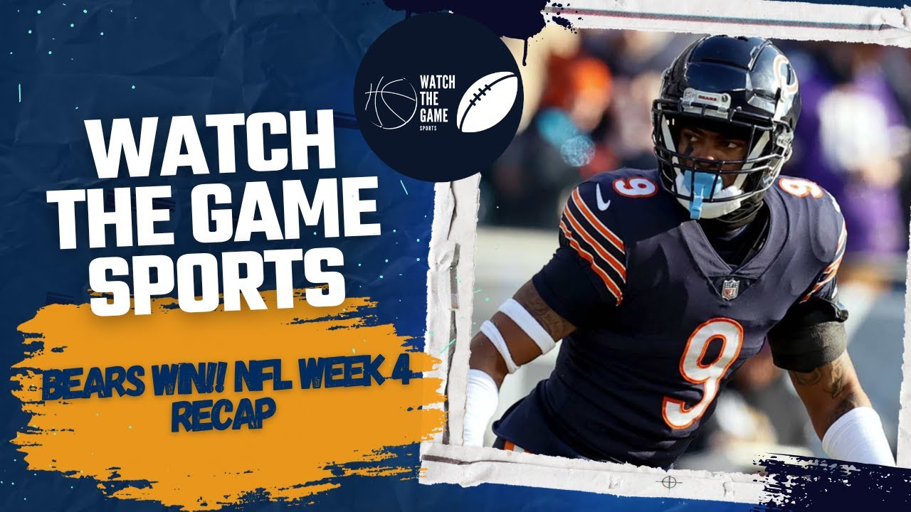 Bears Win!! NFL Week 4 Recap - YouTube