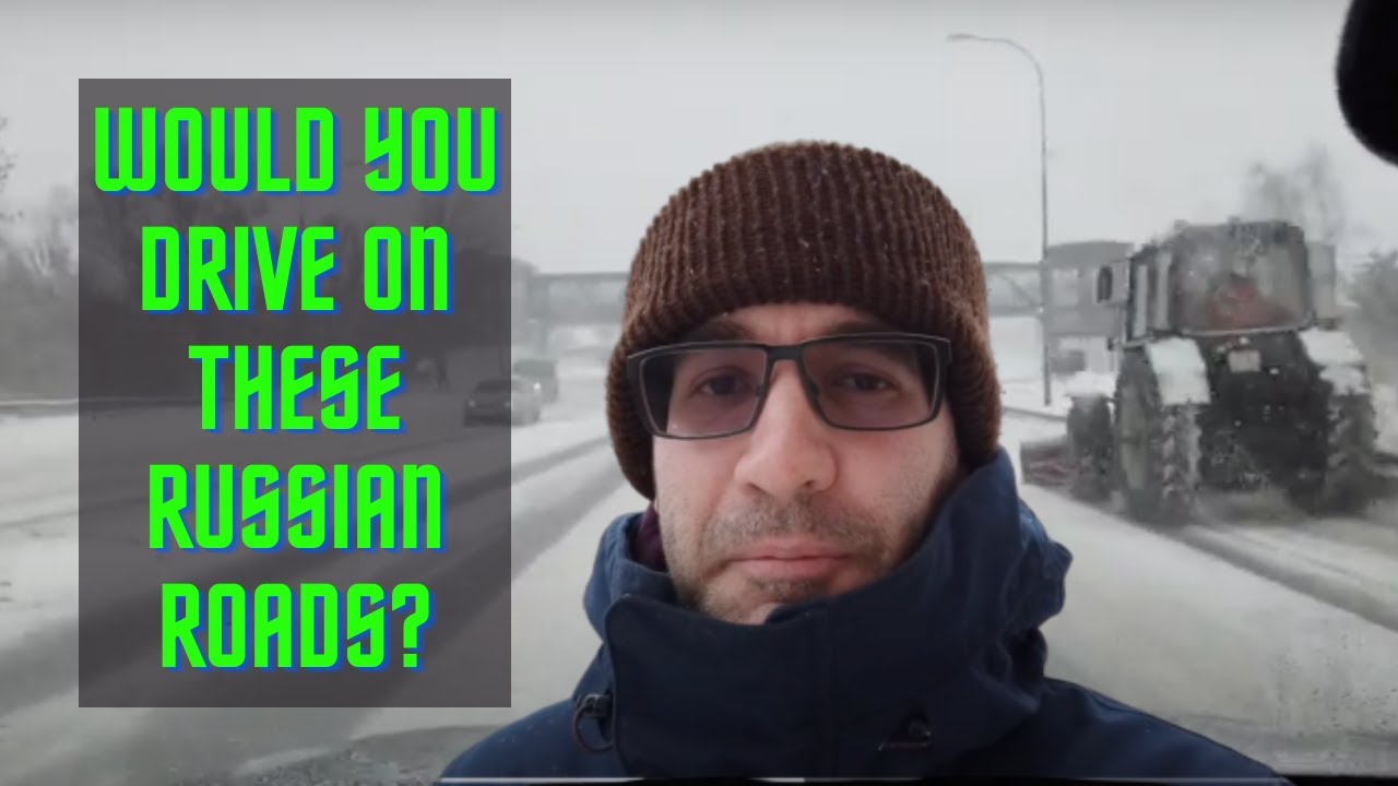 Snowy Drive To Work - Day of the metal workers - YouTube