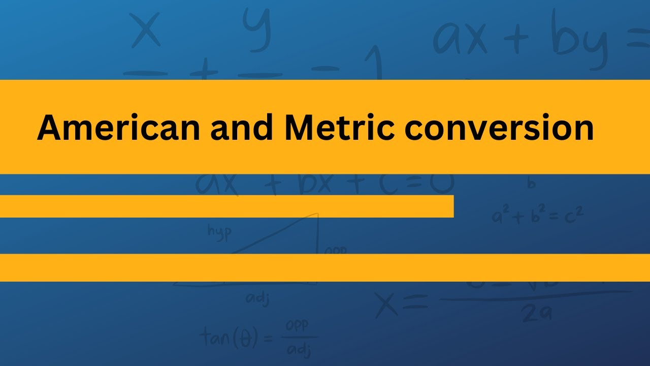 How To Convert American Units To Metric Units And Dimensions 1 How To Convert American Units To Metric Units And Dimensions 1