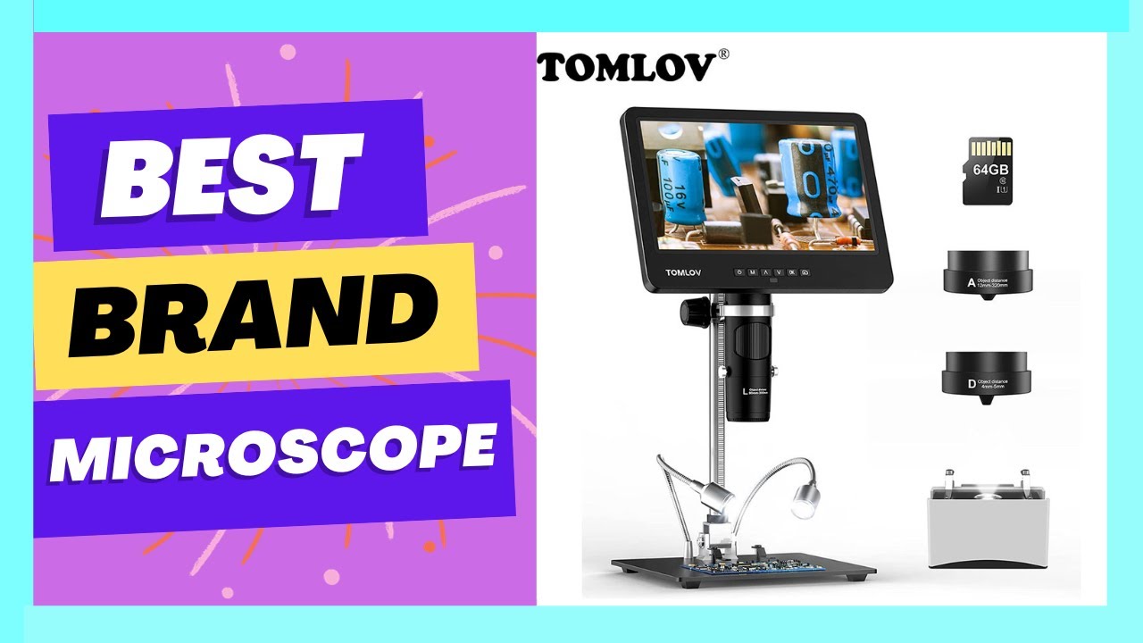 TOMLOV DM601 Digital Microscope Camera - YouTube