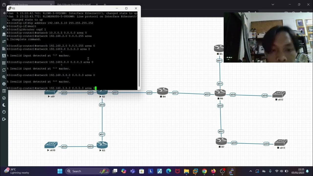 Redistribute Static ipan2 jarkom - YouTube