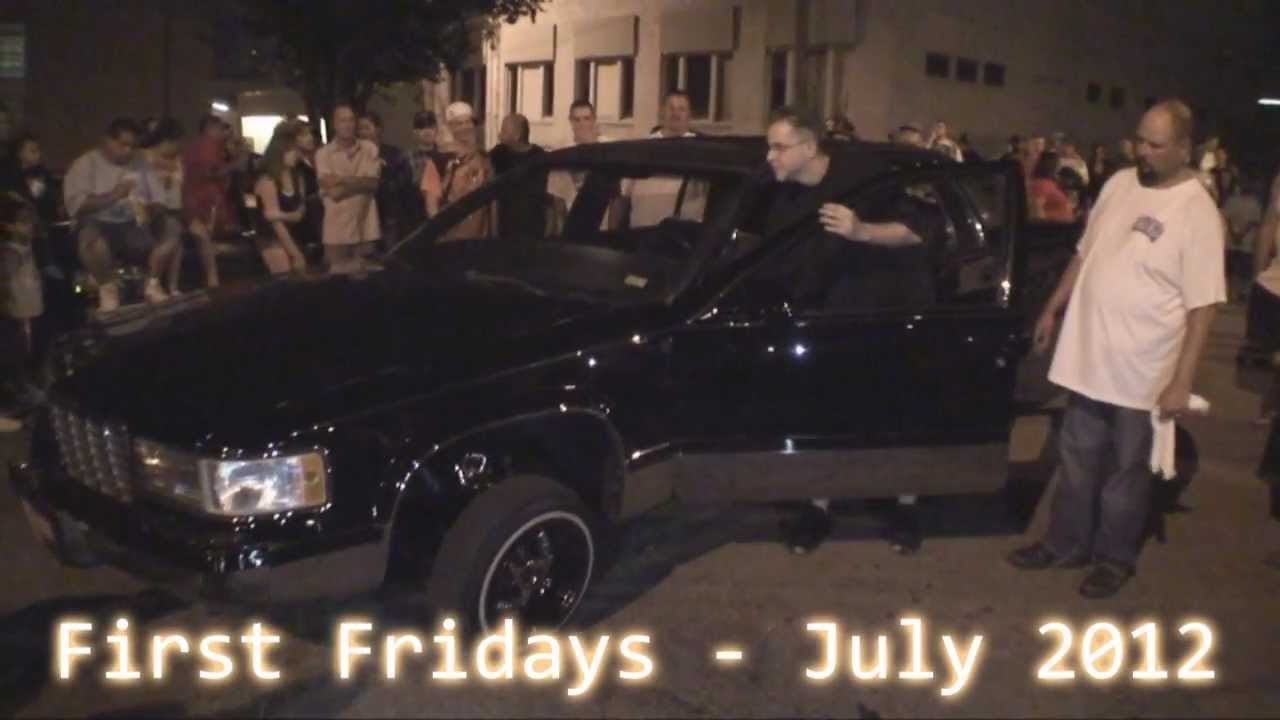 First Friday Lowrider gathering - July 2012 - YouTube