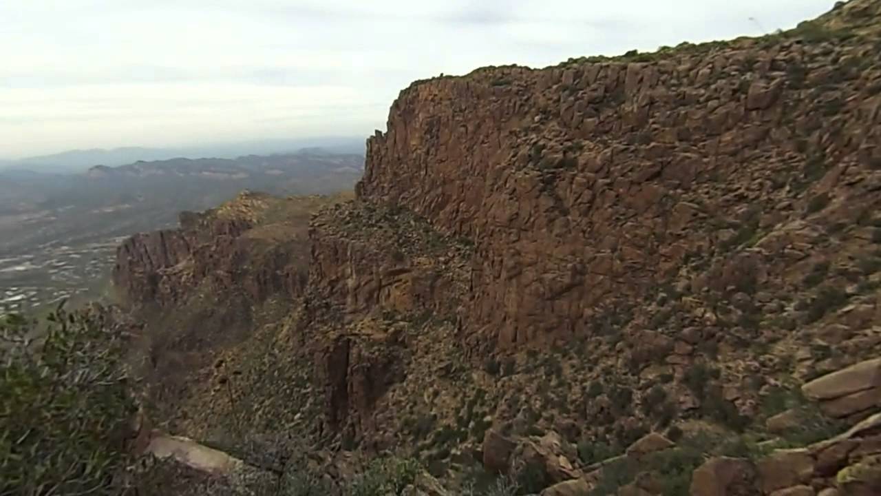 superstition mountain flat iron hike - YouTube