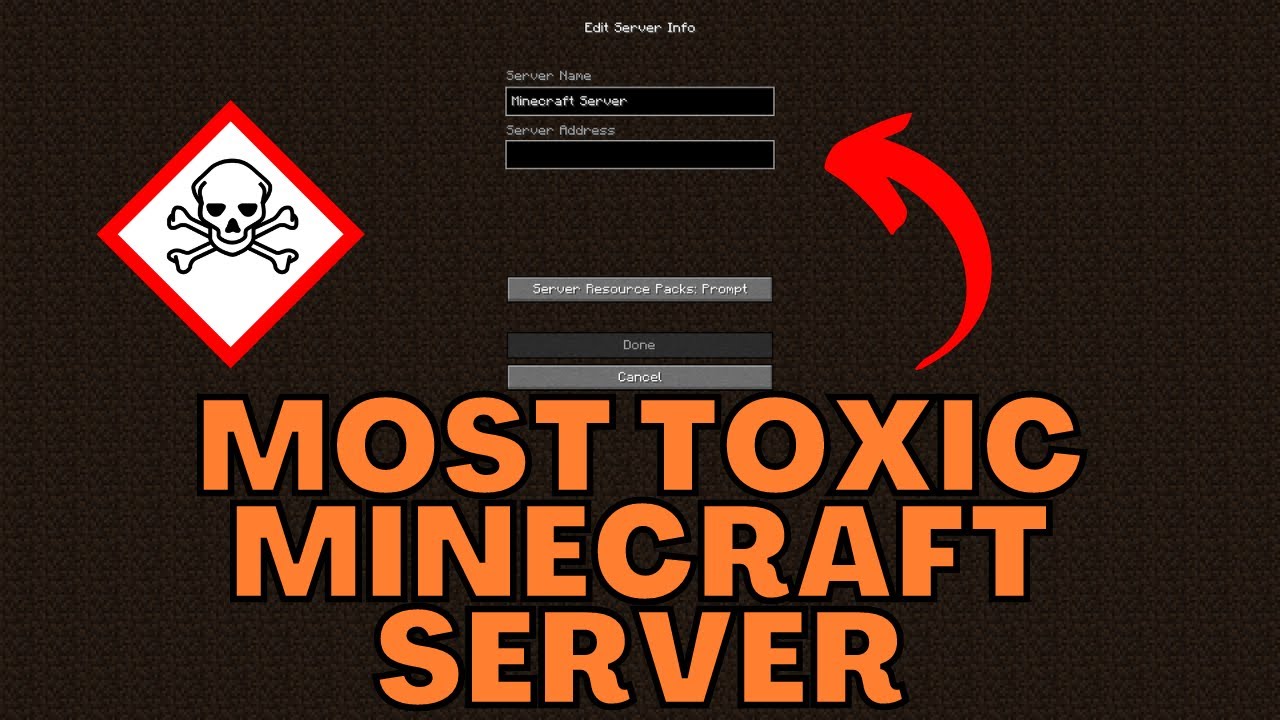 Most Toxic Minecraft Server IP - YouTube