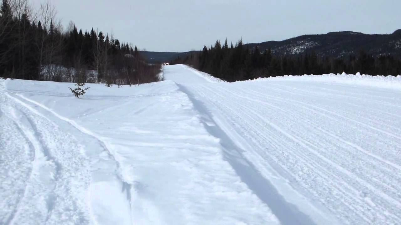 Monts-Valin Snowmobile April 2011 - YouTube