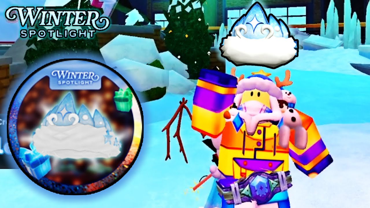 Roblox Winter Spotlight CLOUDY ICE CROWN (last free item) - YouTube