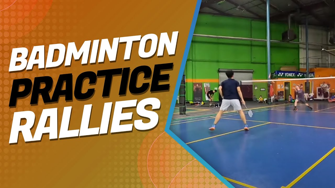 Badminton Practice Rallies | Friendly Badminton Sparring Match | Short ...