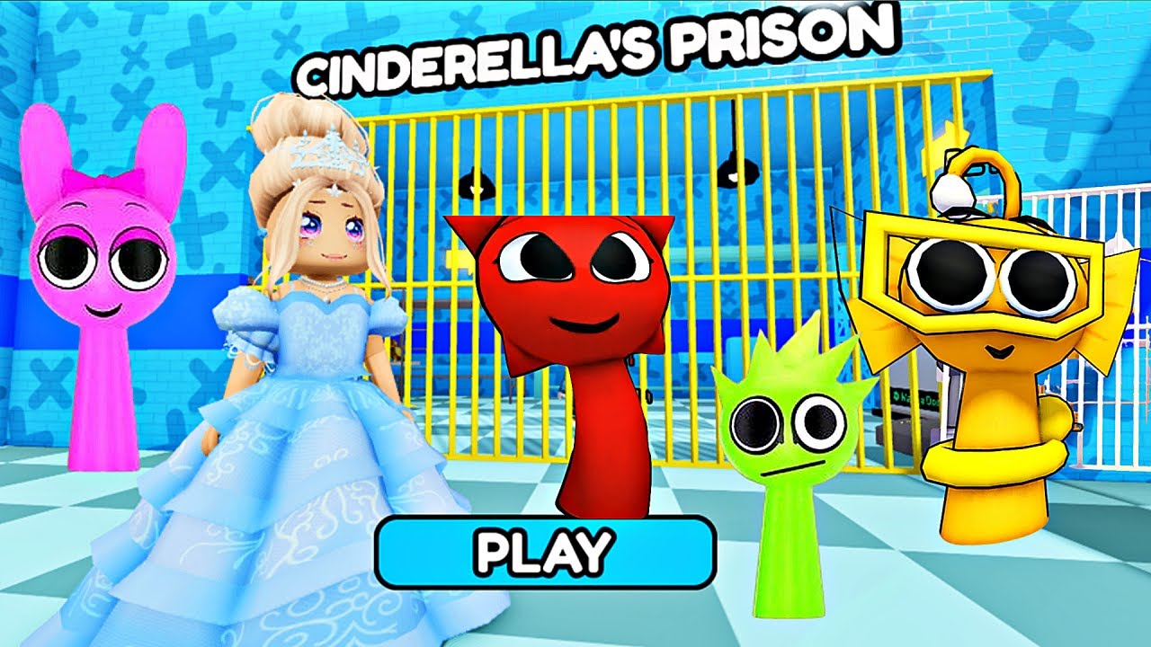 ROBLOX OBBY - CINDERELLA AND SPRUNKI - YouTube