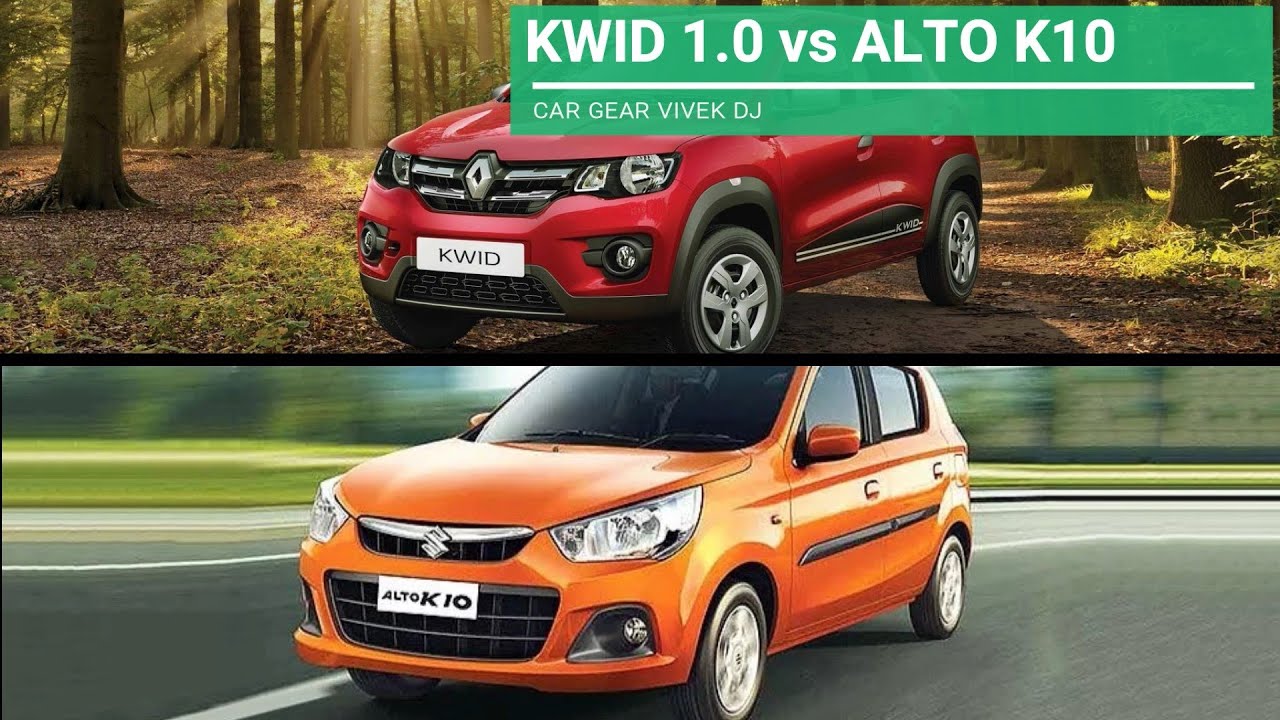 KWID VS ALTO K10 - Which one is best - Comparison in Tamil | @ Wheels ...