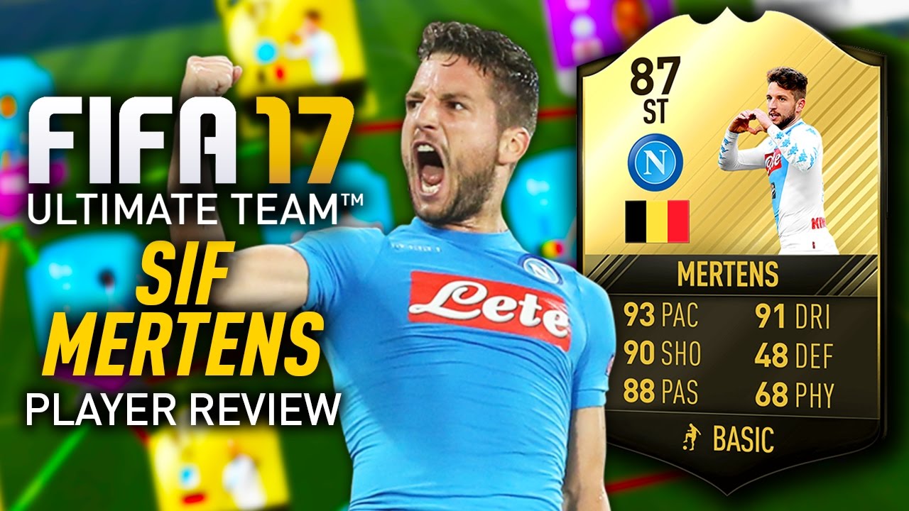 FIFA 17 SIF MERTENS (87) PLAYER REVIEW! FIFA 17 ULTIMATE TEAM! - YouTube