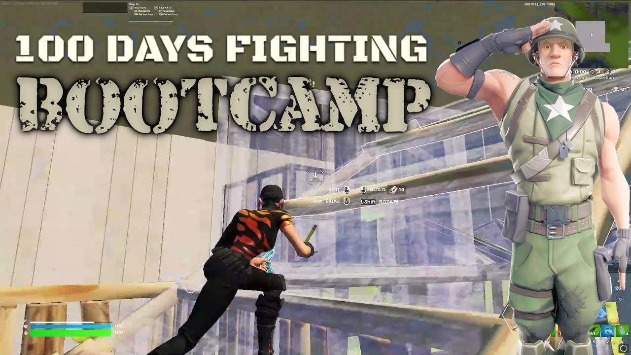 Day 1 of 100 Days of Fighting Bootcamp (Fortnite) - YouTube