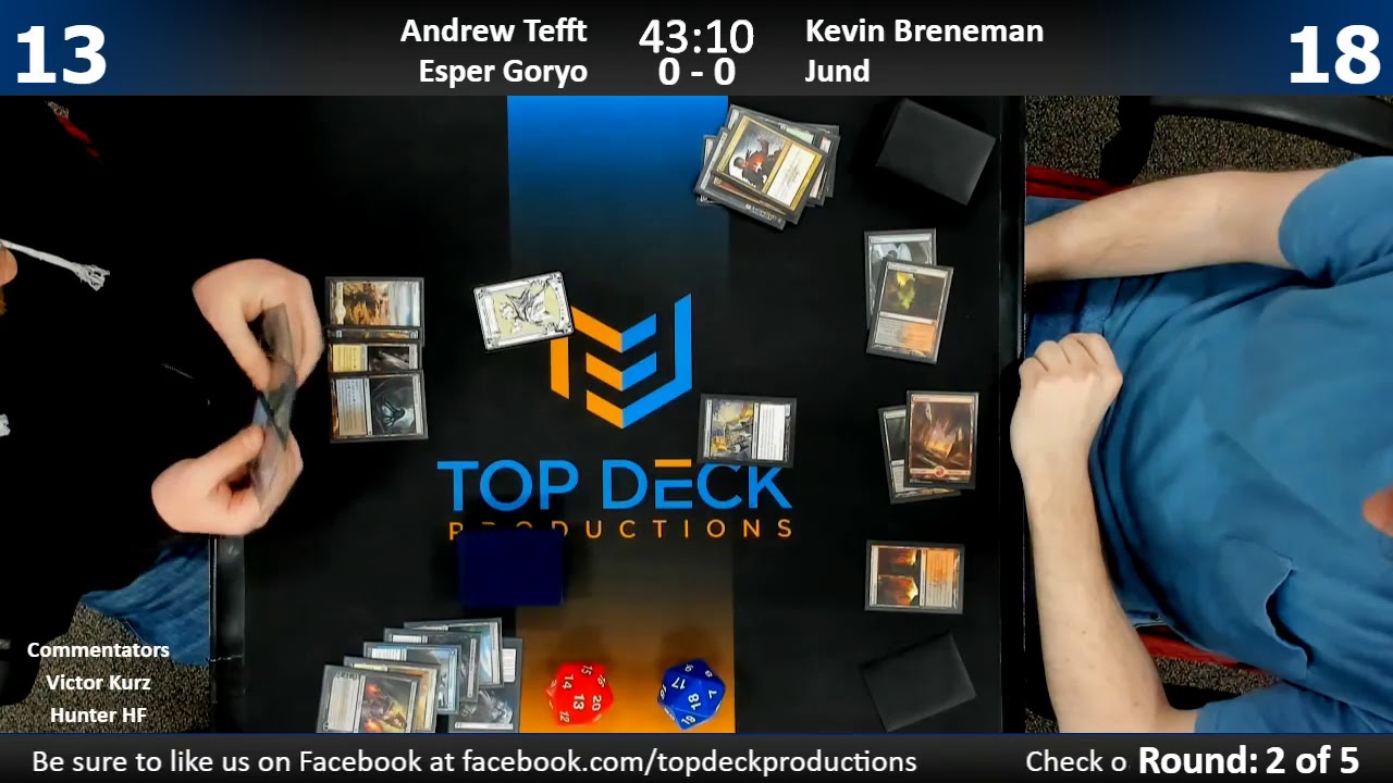 Modern FNM w/ Comm 3/2/18: Andrew Tefft (Esper Goryo) vs. Kevin ...