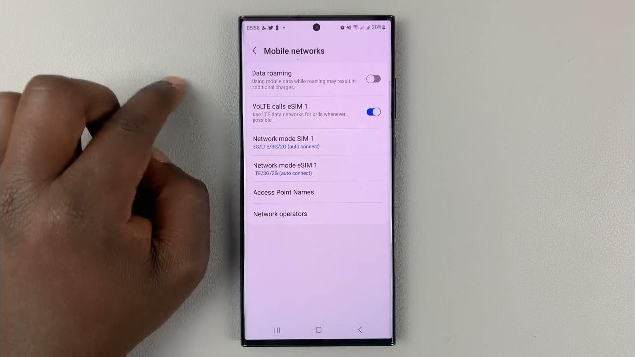 How To Enable 5G On Samsung Galaxy S23 - YouTube