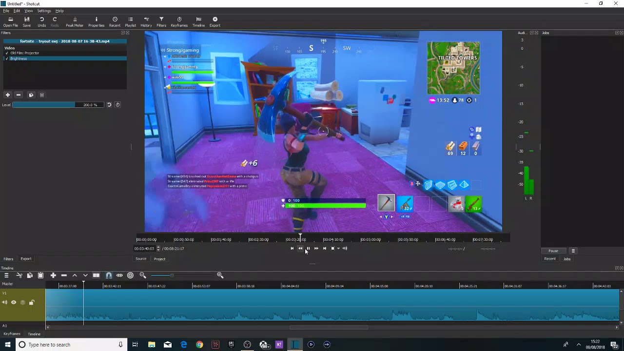 How To Edit,Cut,Split,Add Text,and more with shotcut - YouTube