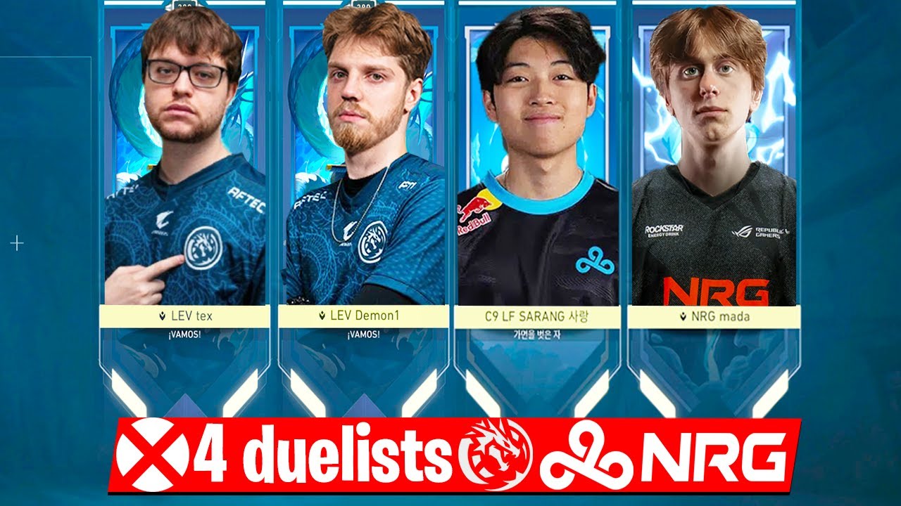 So 4 Duelists from Franschise Team Join Forces 💀💀| LEV Demon1 + C9 OXY + NRG Mada + LEV Tex ...