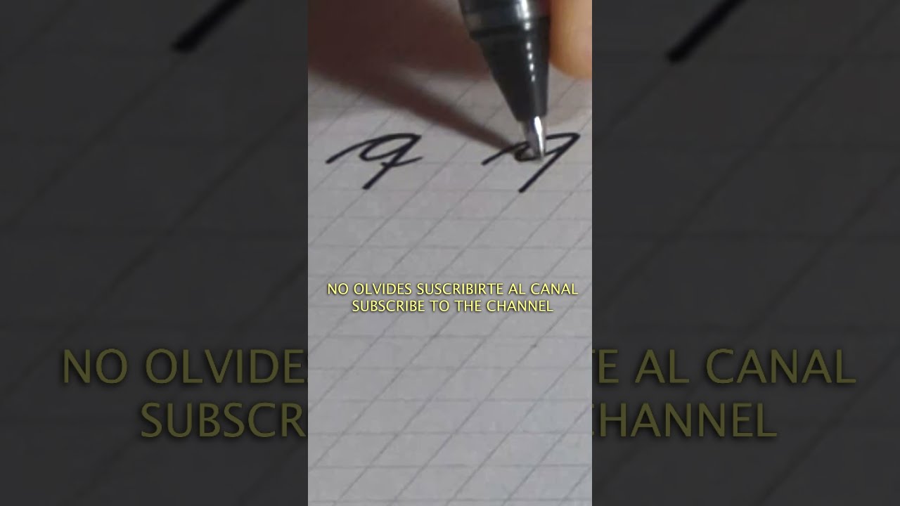 COMO HACER letra Q en CURSIVA MINUSCULA | HOW TO MAKE letter Q in ...
