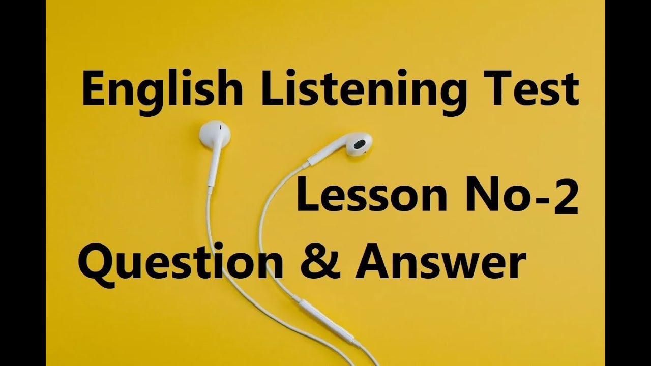 English listening test-No-2 (A Summer's Secret) - YouTube