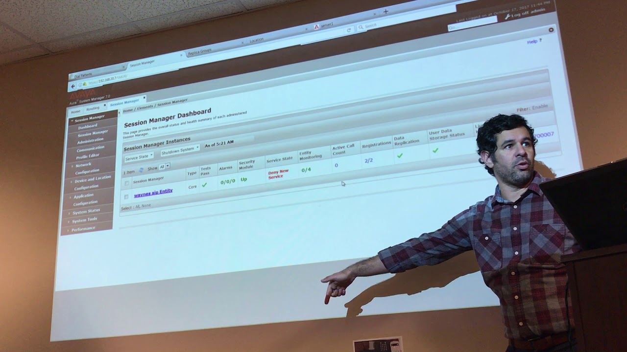 31 Avaya SMGR Deny New Service Graceful Shutdown Option - YouTube