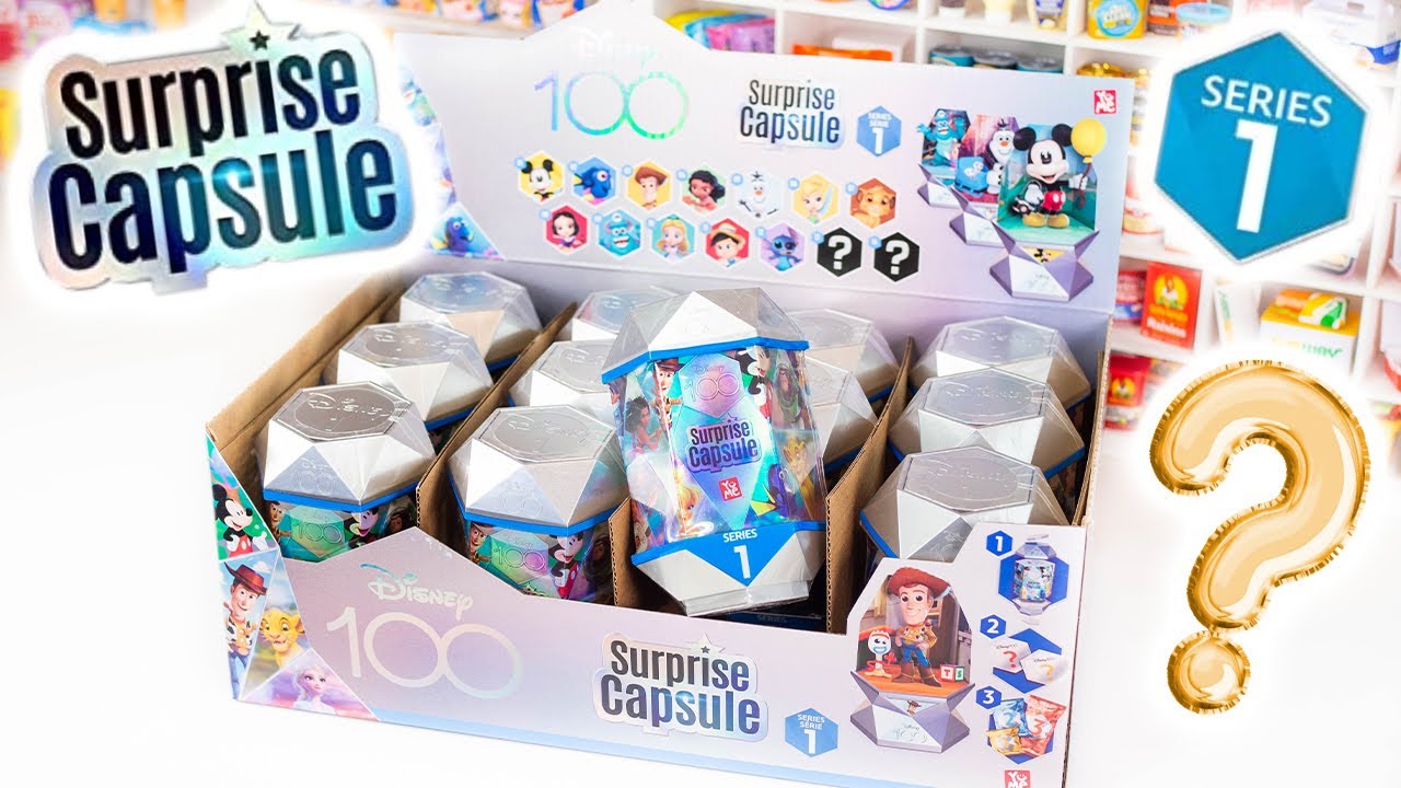 Disney 100 Years of Wonder Surprise Capsules Opening! BRAND NEW TOY ...