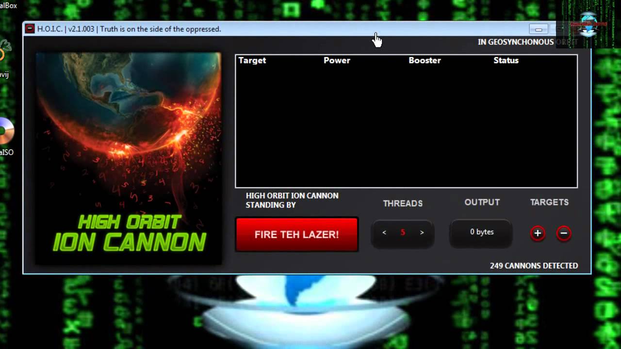 descargar e utilizar HOIC - YouTube