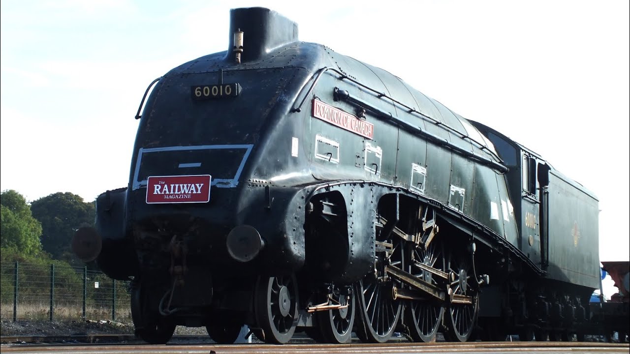 Rare photo's of A4 steam locomotive 60010 Dominion of Canada ,pre ...