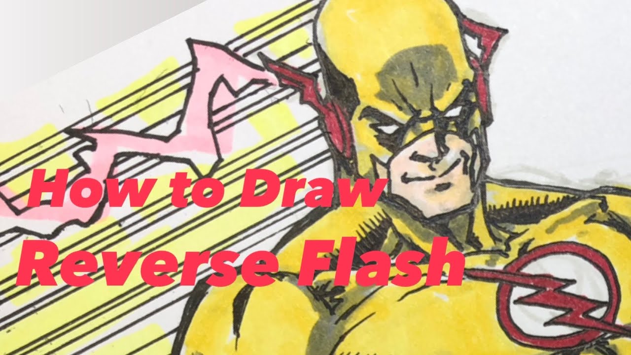 How to Draw Reverse Flash/Eobard Thawne - YouTube
