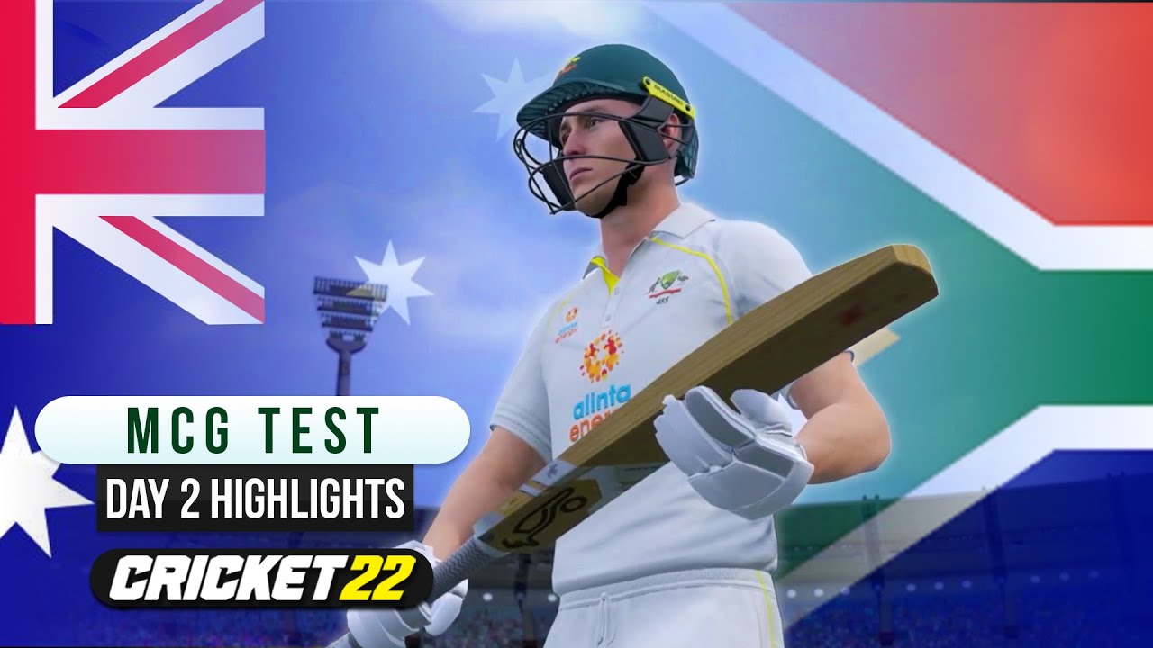 Australia v South Africa - MCG Test - Day 2 Highlights | Cricket 22 ...