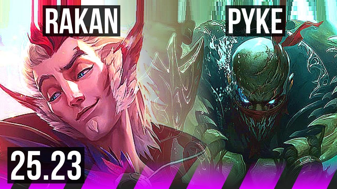 RAKAN & Jhin vs PYKE & Ezreal (SUP) | 1/1/11 | KR Master | 25.23 - YouTube