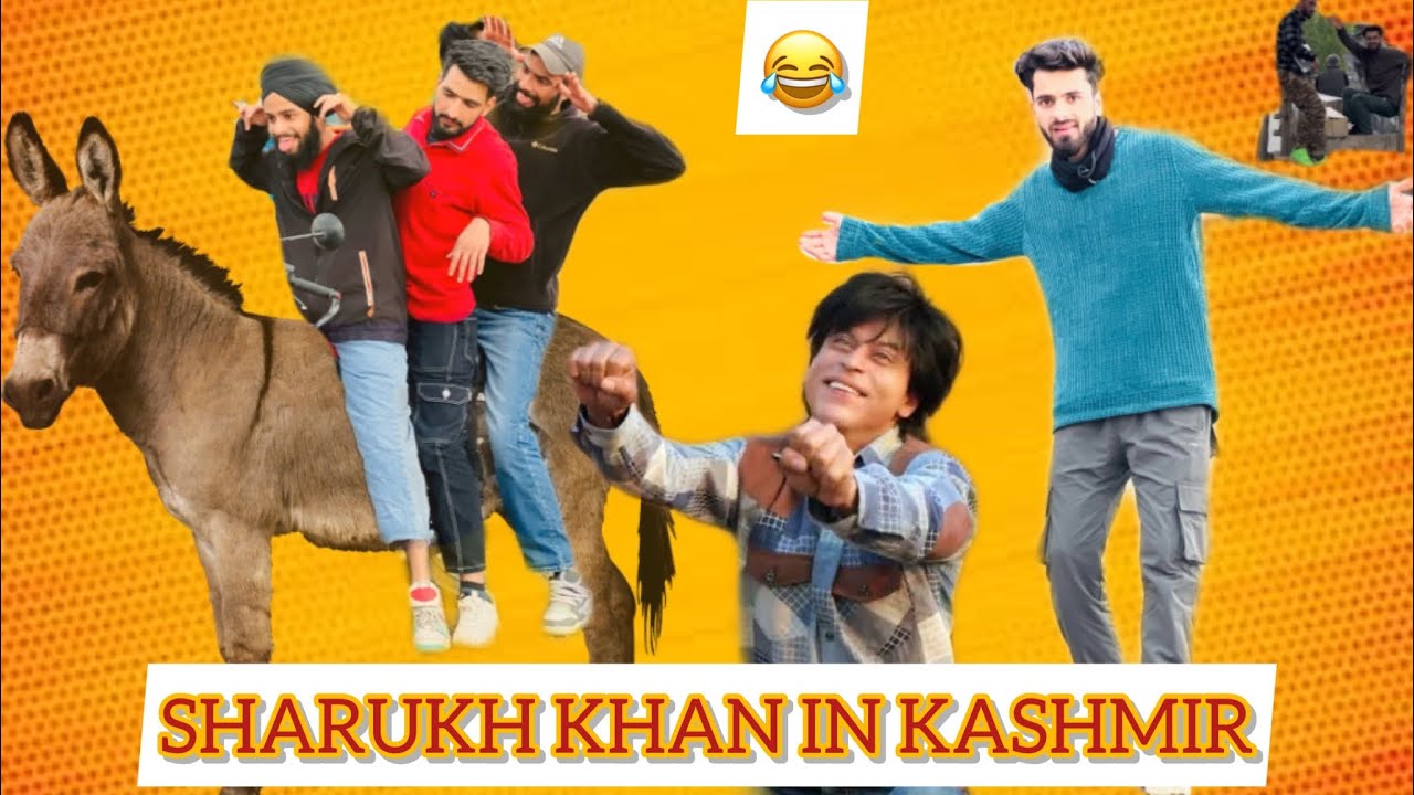 SHAHRUKH KHAN IN KASHMIR//DUNKI FUNNY MOVIE 🎥😂||WATCH TILL END - YouTube