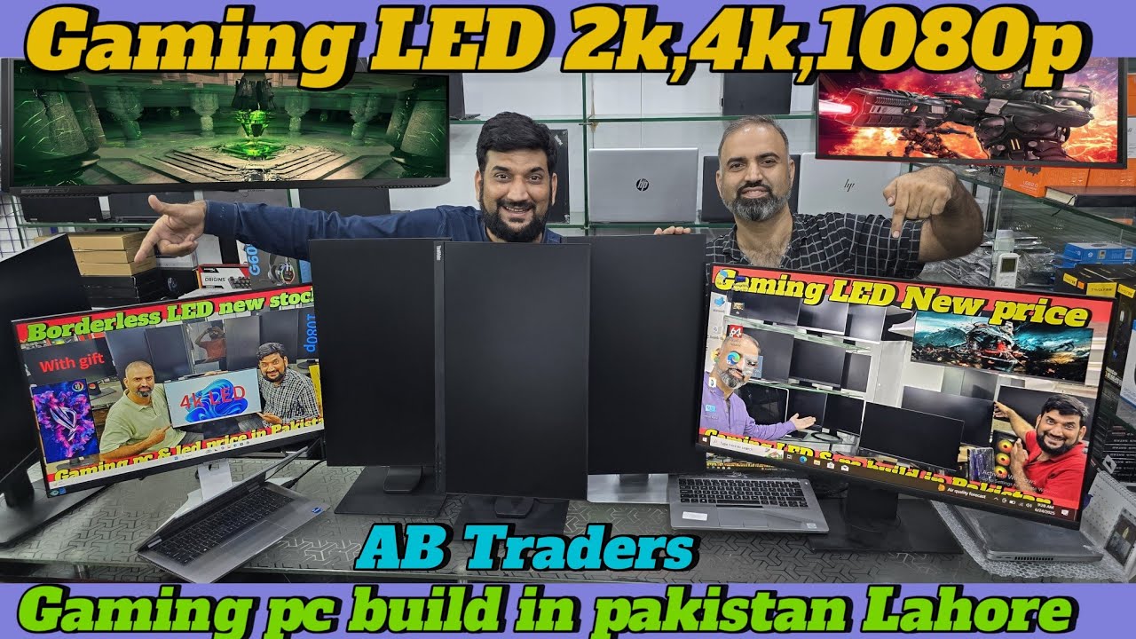 Borderless LED | Gaming 4k LED | Graphics LED | Gaming pc build in ...