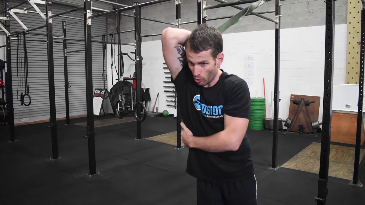 Technique Tuesday: Banded stretches for the front rack position - YouTube