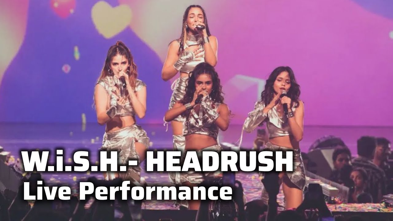 W.i.S.H.- Headrush Live Performance at YouTube Fanfest India 2024 ...