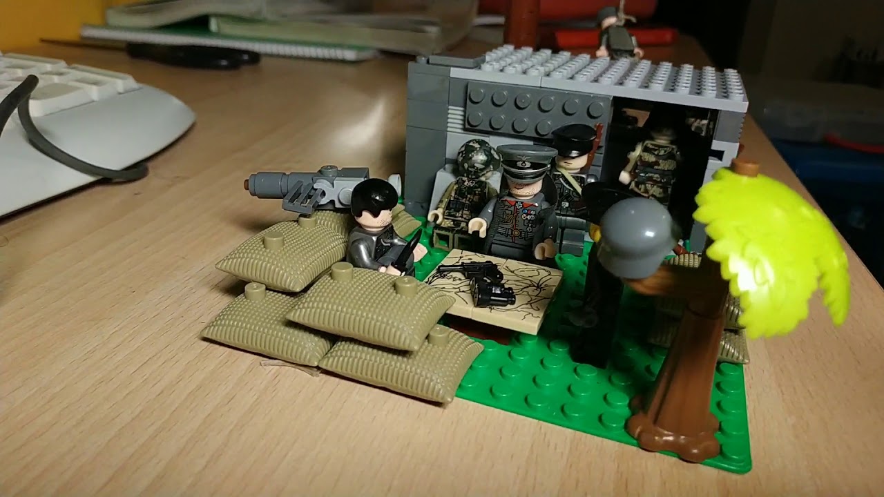 Lego nazi base moc - YouTube