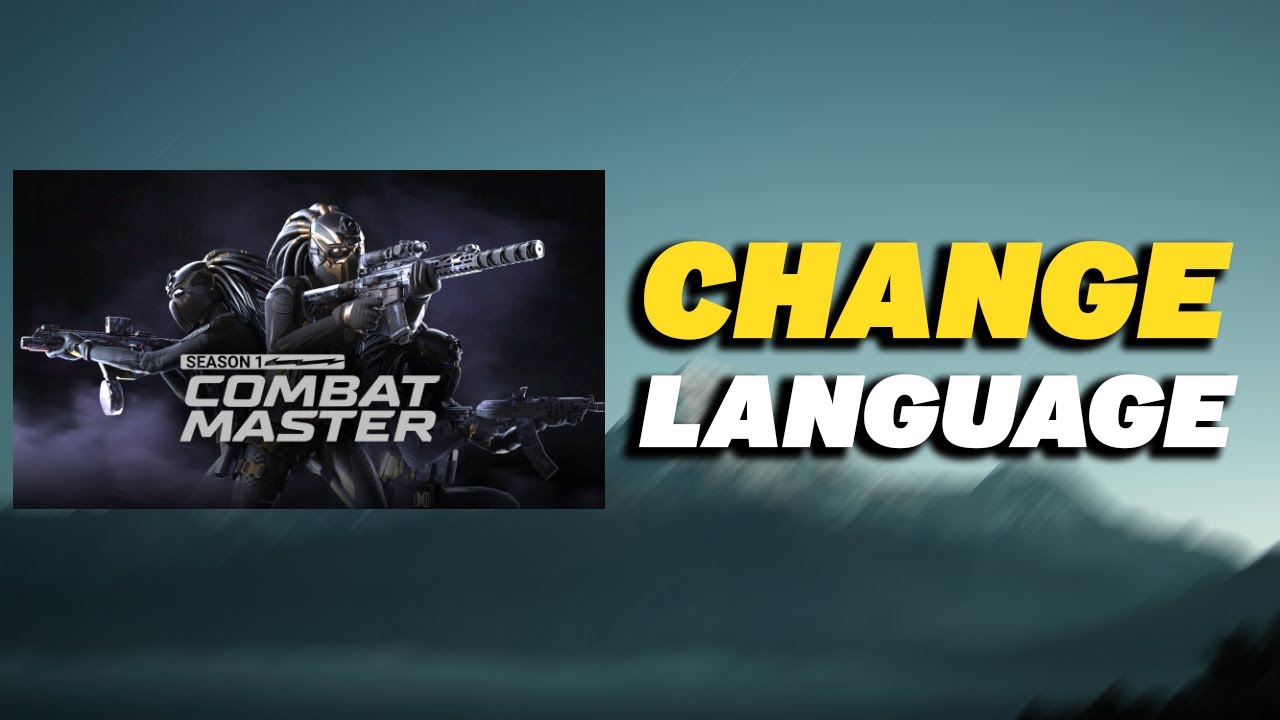 How To Change Language in Combat Master - YouTube