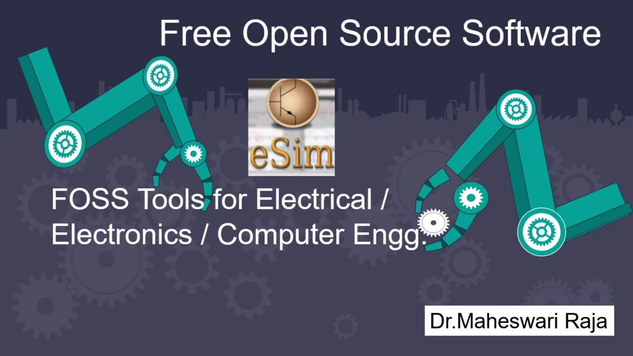 eSim open source electronics software simulator. How to worl on it ...