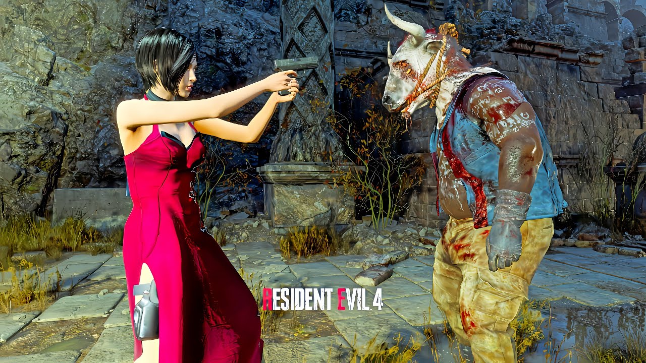 OG Classic Ada Wong vs Every Boss Fight | Professional Mod | RE4 Remake ...