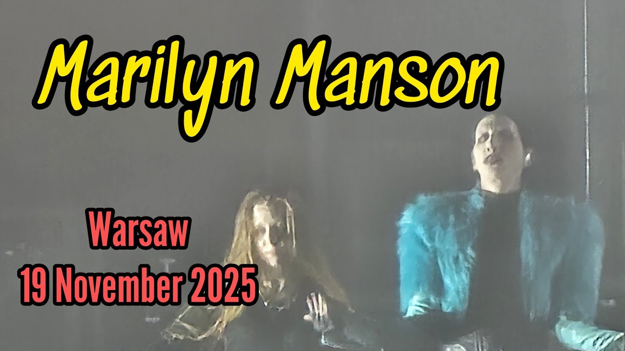 Marilyn Manson Concert - The Dope Show, Warsaw 19 November 2025 # ...