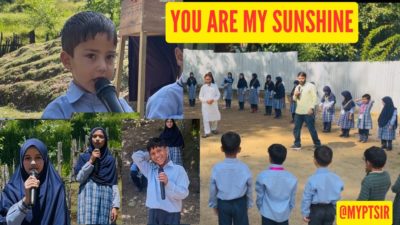 A Sunshine-Filled Day at School 🌞| Students Enjoy ‘You Are My Sunshine ...
