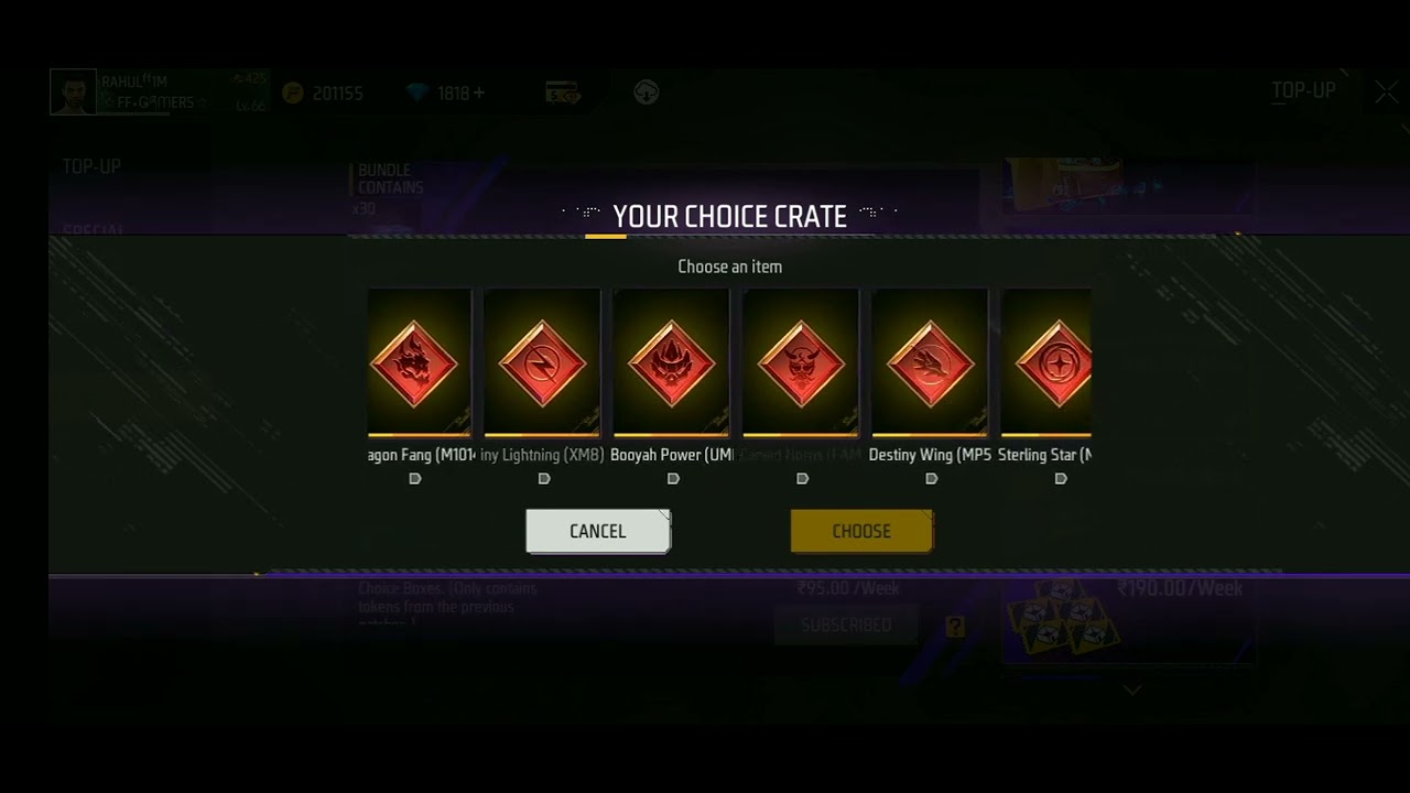 FREE FIRE EVO GUN TOKEN 👍👍👍👍👍 - YouTube