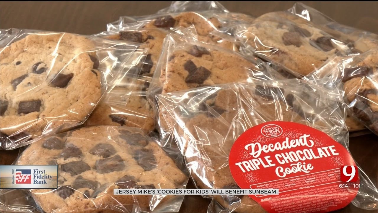 Jersey Mike's 'Cookies For Kids' Helping Sunbeam Foster Families - YouTube