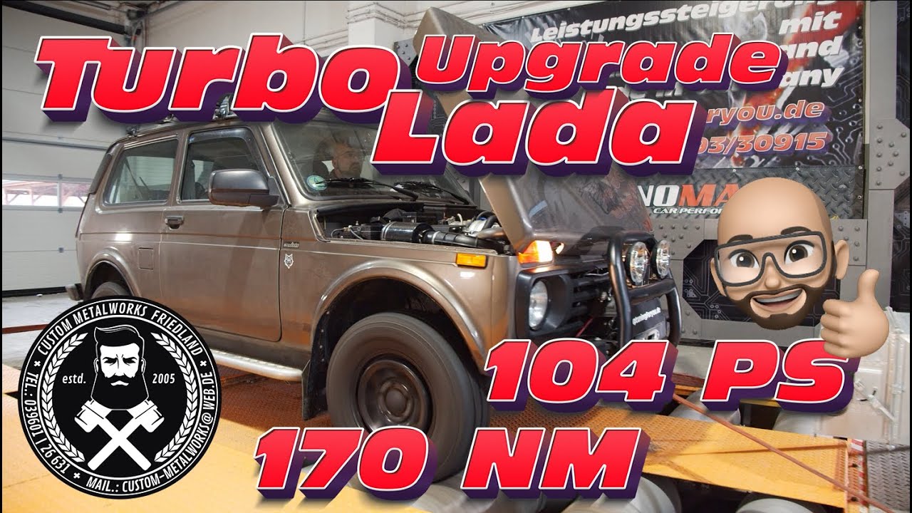 Lada Niva Facelift 2020 mit Turbolader Upgrade 104 PS und 170 NM ...