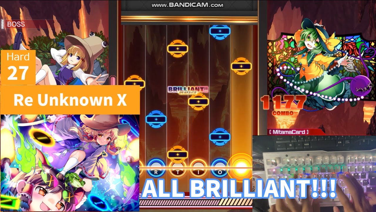 【PCダンカグ】Re Unknown X Hard ALL BRILLIANT!!! - YouTube