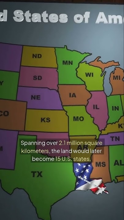 The Louisiana Purchase America Doubled in Size - YouTube