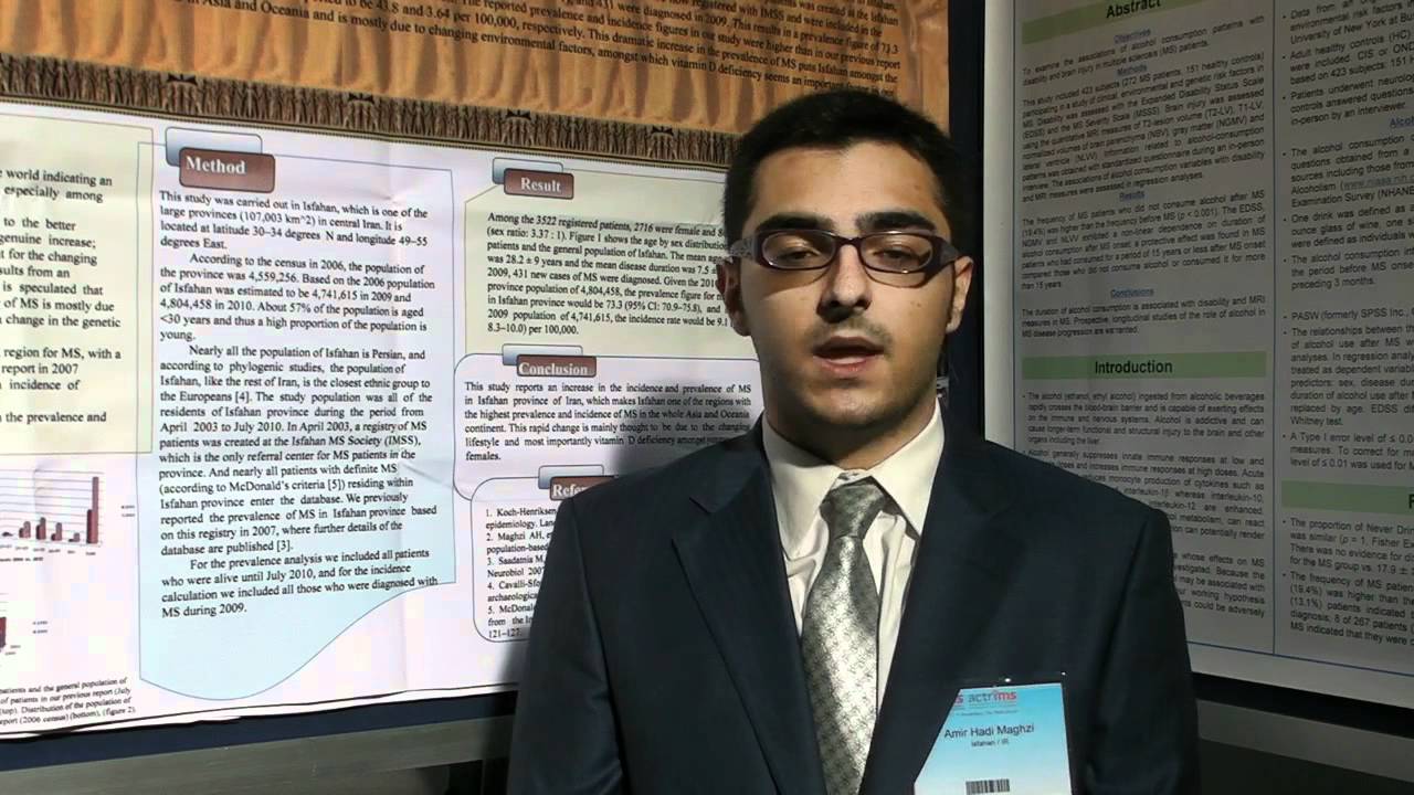 Dr Maghzi speaks about the changing epidemiology of MS in Iran - YouTube