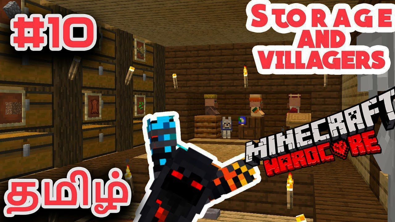 Minecraft Tamil Hardcore Ep10(Storage and VillagerTrader) JAVA EDITION ...