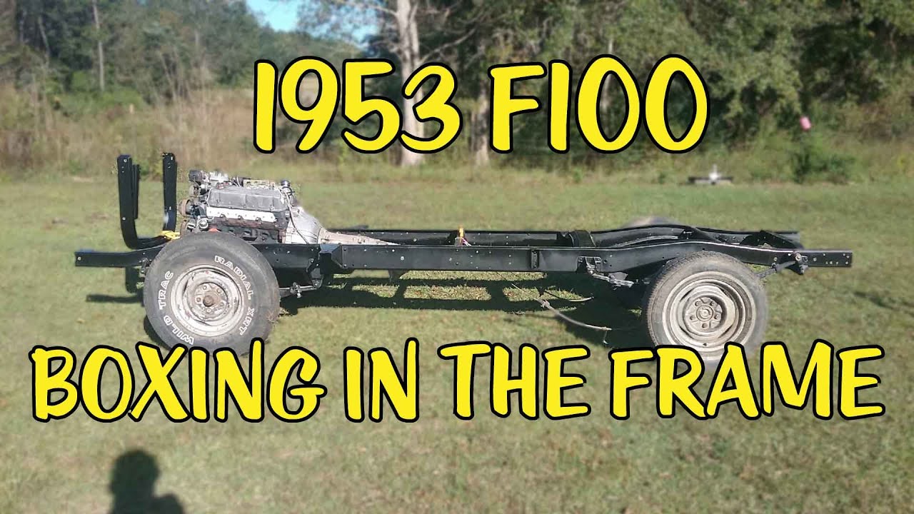 1953 F100 - Boxing in the Frame - YouTube
