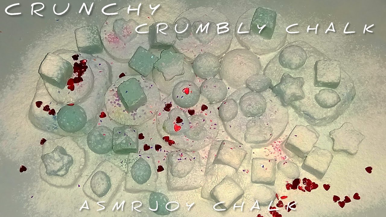 CRUNCHY CHALK☆CRUMBLY CHALK ☆FRESH REFORMED GYM CHALK ☆DUSTY crunchy ...