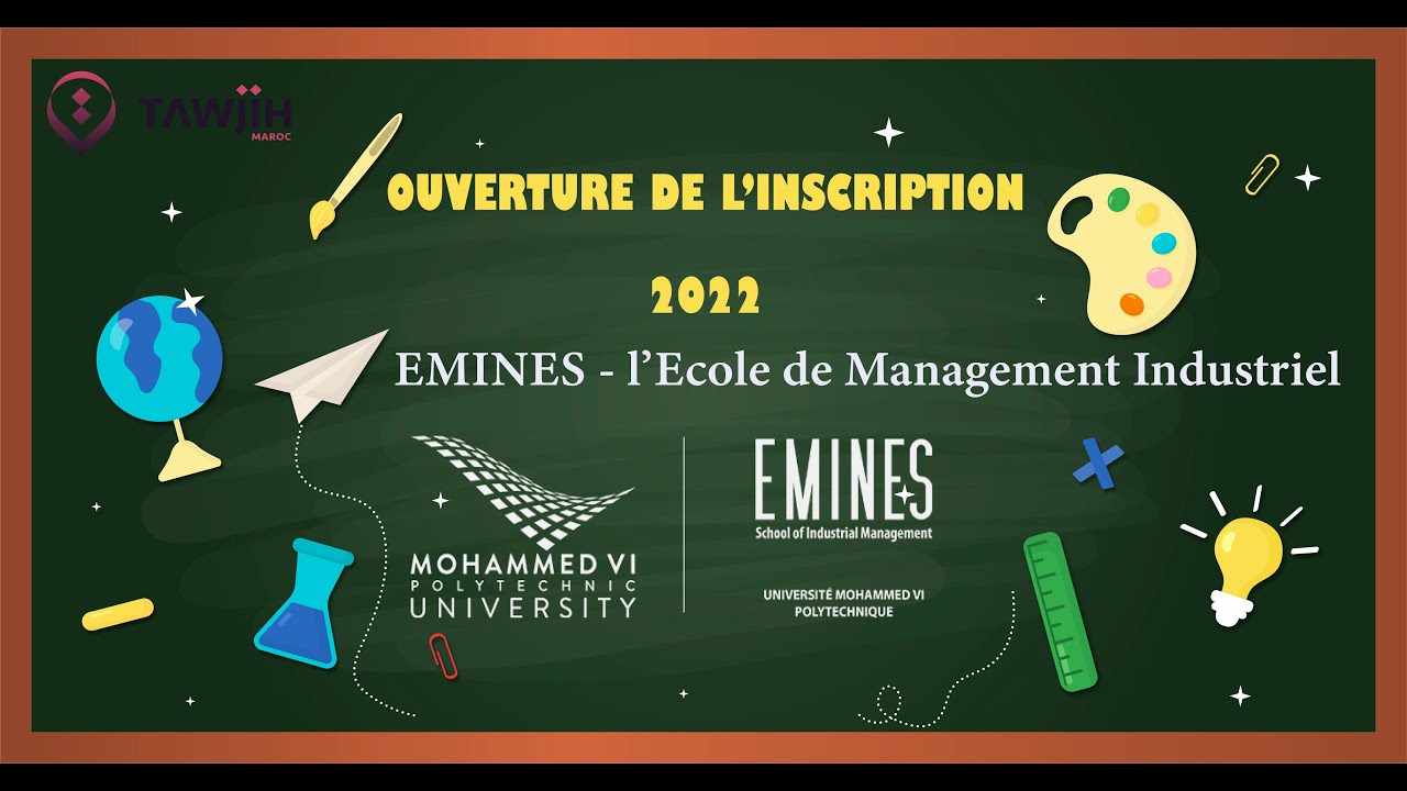 Inscription à l'EMINES - UM6P - جامعة محمد السادس متعددة التخصصات - YouTube